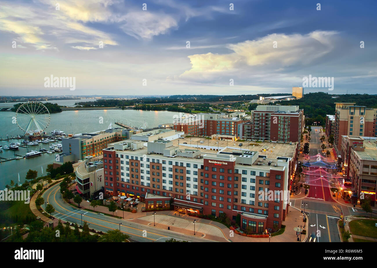 Morning in National Harbor, Maryland, USA Stock Photo - Alamy