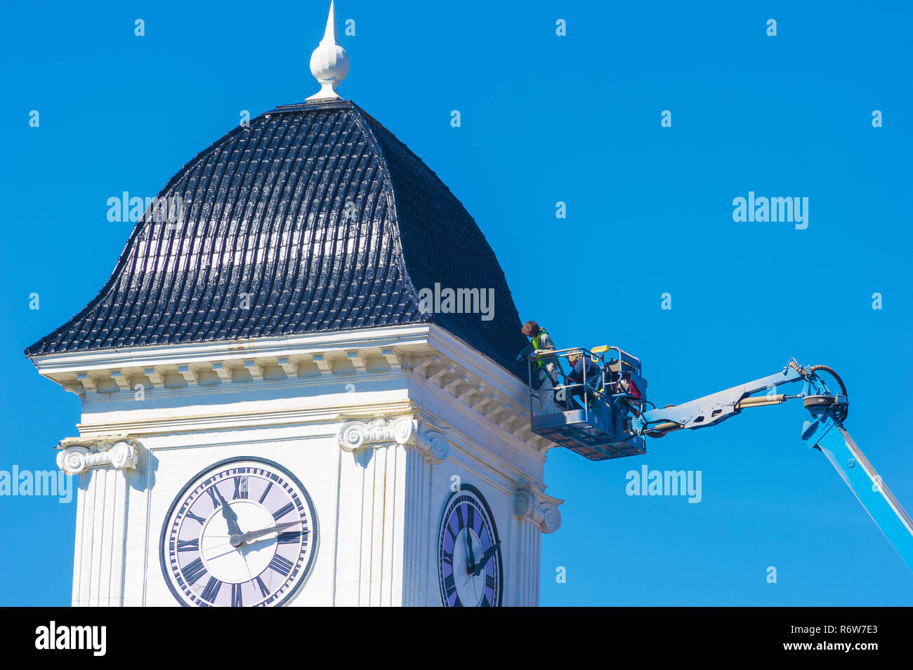 Jonesborough,Tennessee,USA - October 24th, 2018: Restoration work on ...
