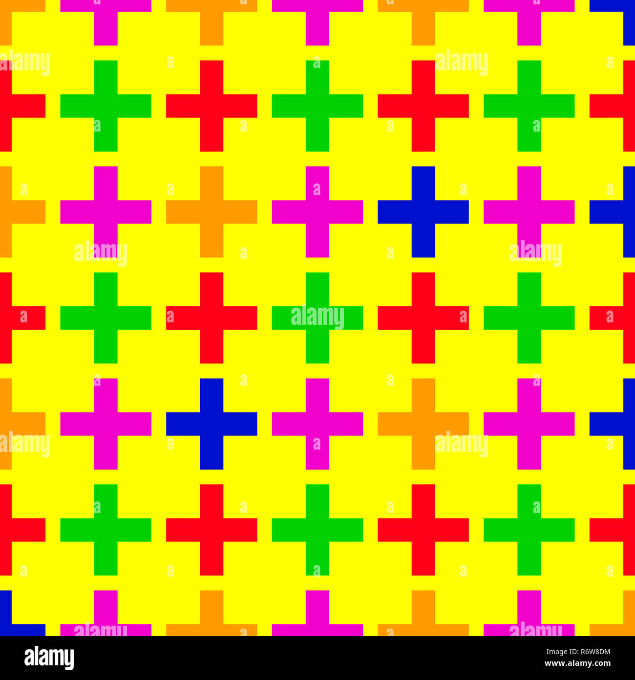 medical cross seamless pattern Stock Photo - Alamy