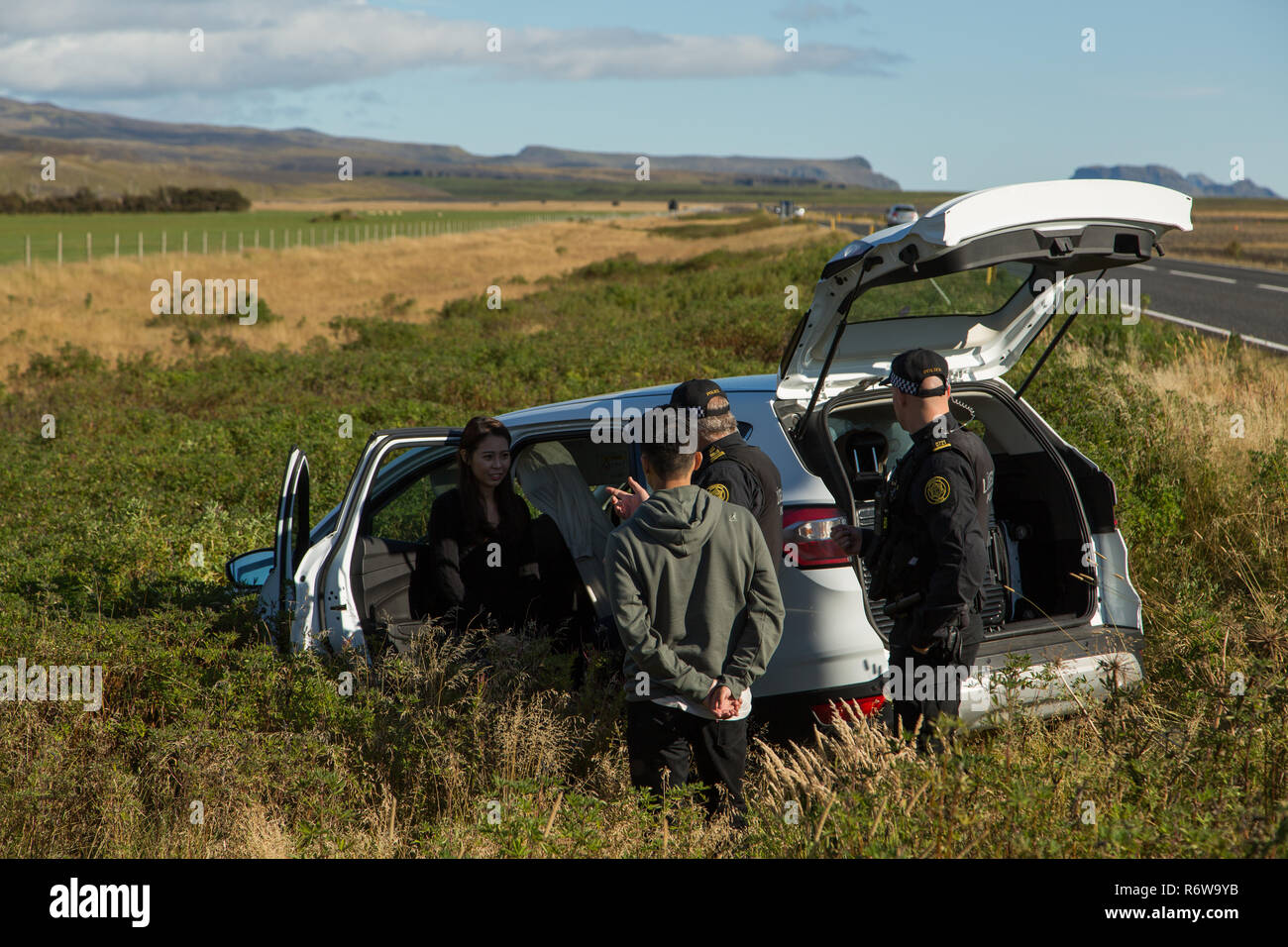 Iceland police car hi-res stock photography and images - Alamy