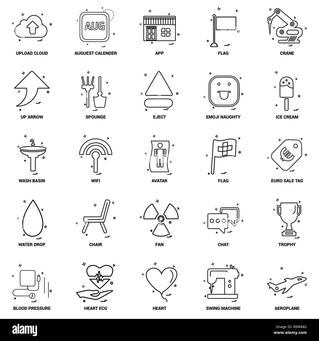 Crane trophy Stock Vector Images - Alamy