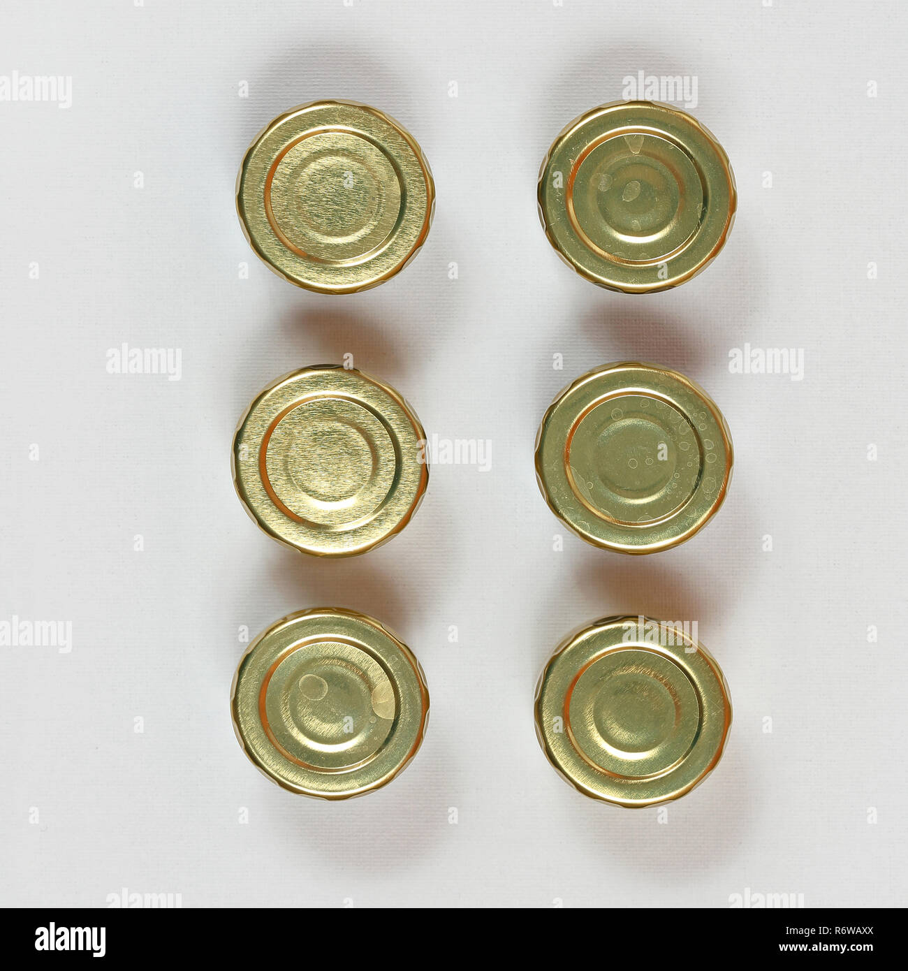 Six jars hi-res stock photography and images - Alamy