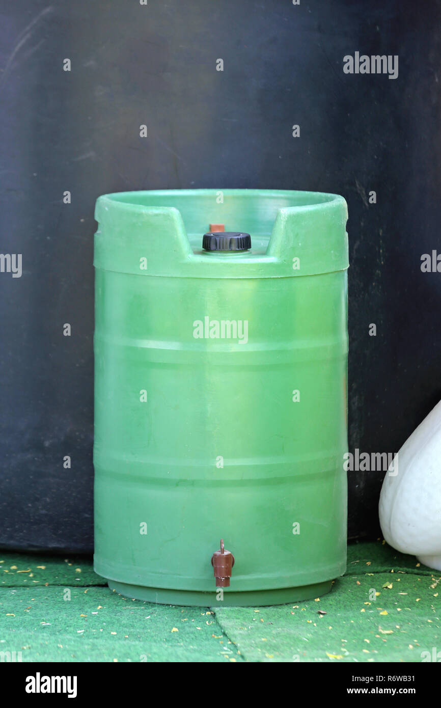 Spigot rain barrel hi-res stock photography and images - Alamy