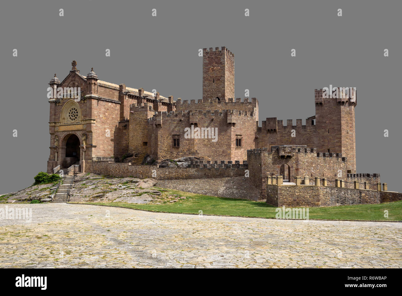 Medieval Spanish castle Stock Photo - Alamy