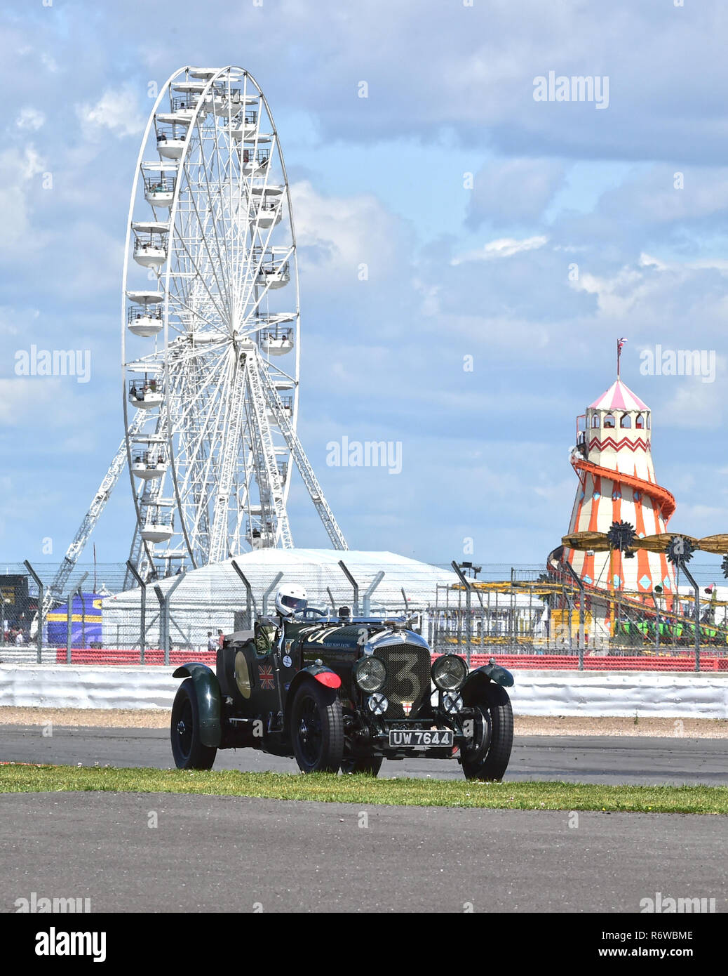 Stanley Mann, Philip Strickland, Bentley 4½ Litre Le Mans, UW 7644 ...