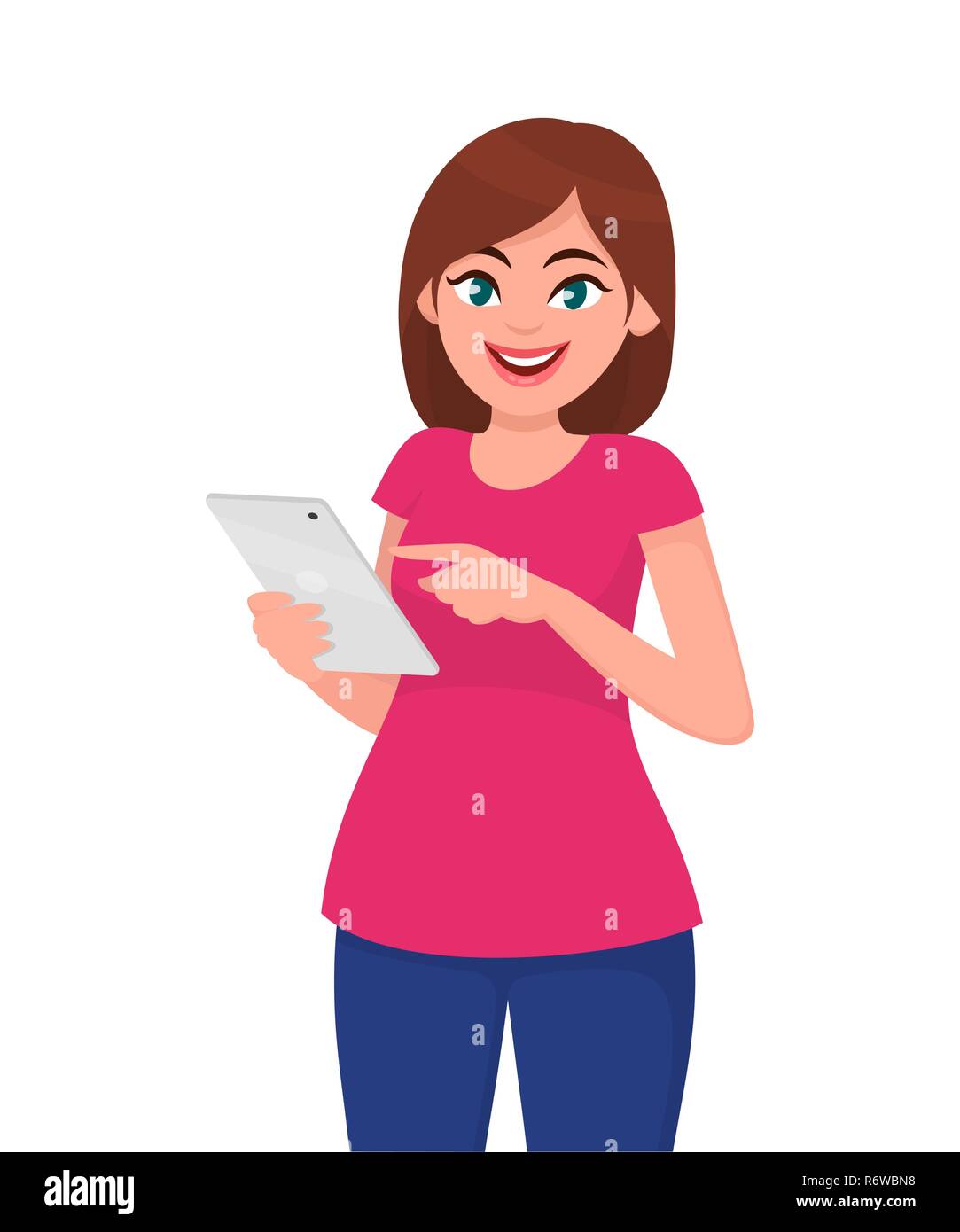 Body language communication cartoon hi-res stock photography and images ...