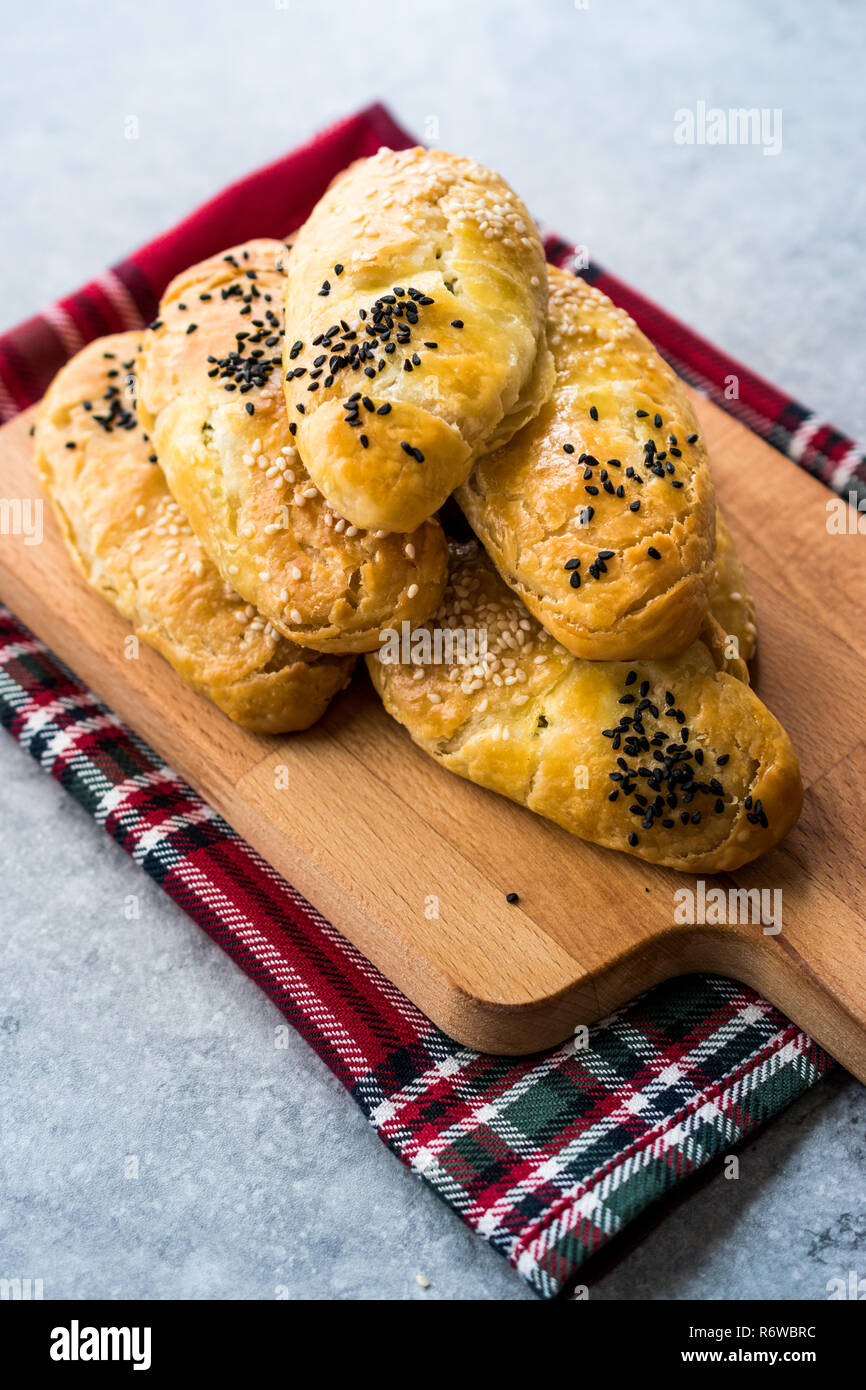 Homemade Turkish Pastry Pogaca with Cumin Seeds / Black Sesame and ...