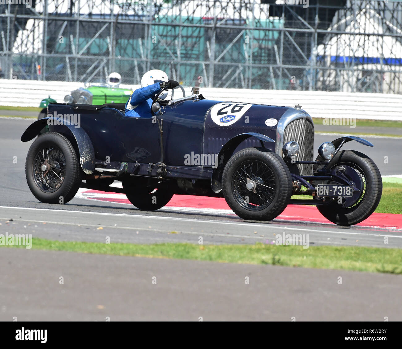 Jock MacKinnon, Bentley 3 litre tourer, BN 7318, Kidston Trophy ...