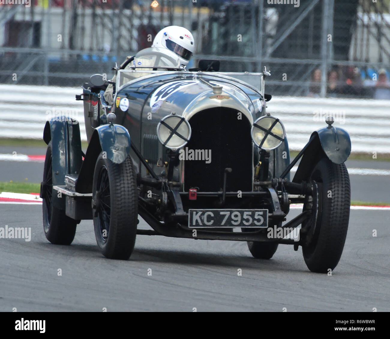 Sebastian Welch, Bentley 3 litre, KC 7955, Kidston Trophy, Silverstone ...
