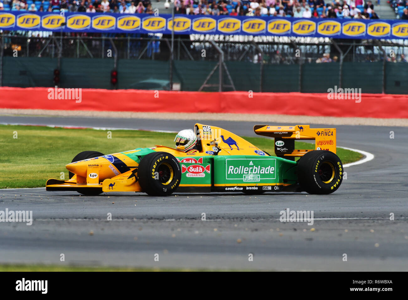 Steve Ottavianelli, Benetton B193, Legends of Modern Formula One, Silverstone Classic 2015 ...