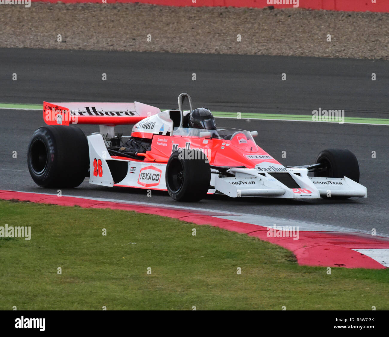 Frank Lyons, McLaren M26, FIA Masters, Historic Formula One ...