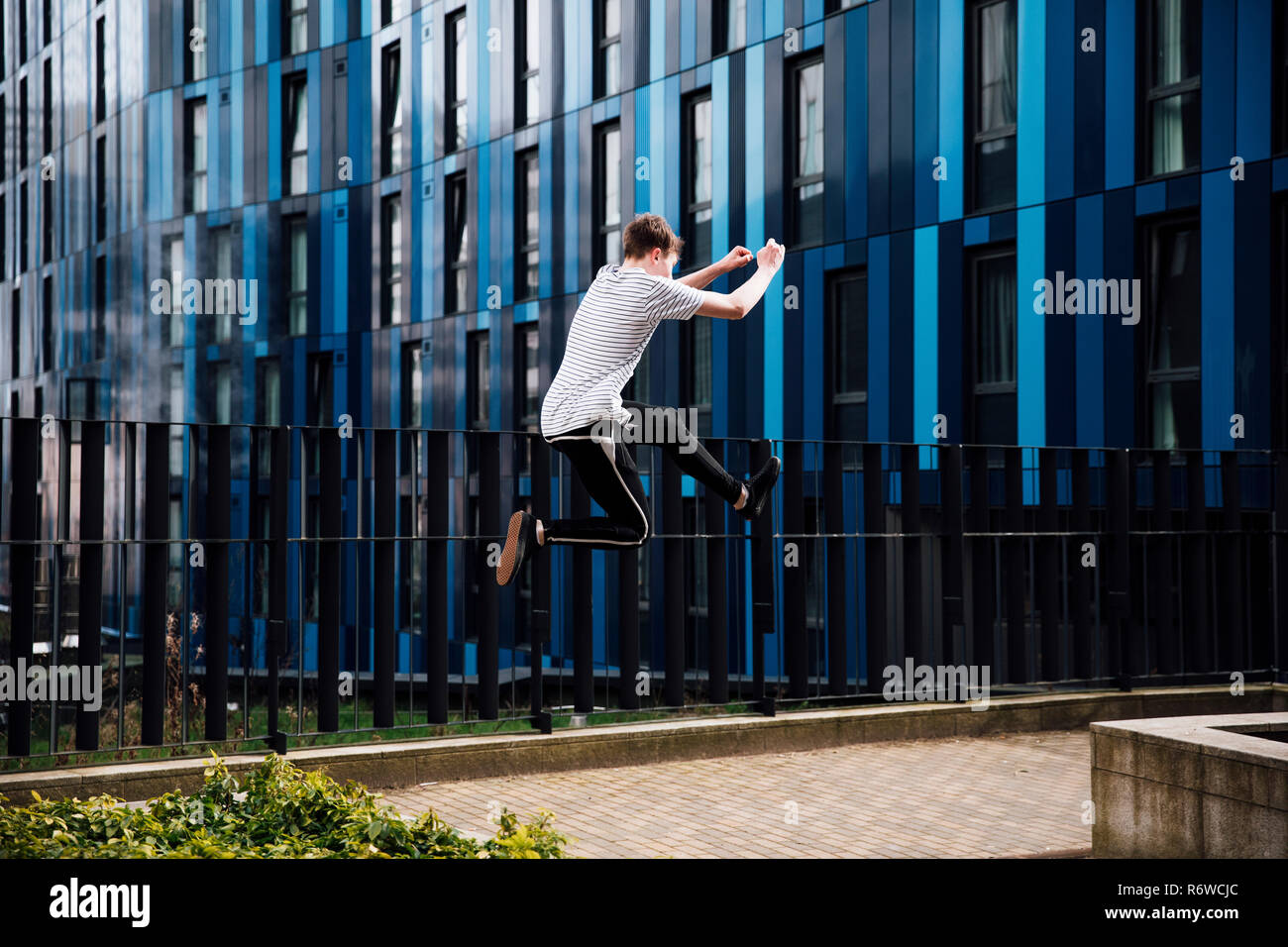 Freerunner in the City Stock Photo - Alamy