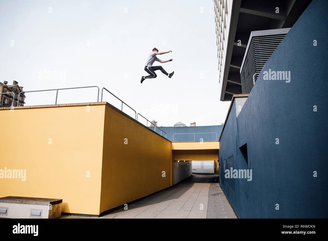 Freerunner in the City Stock Photo - Alamy