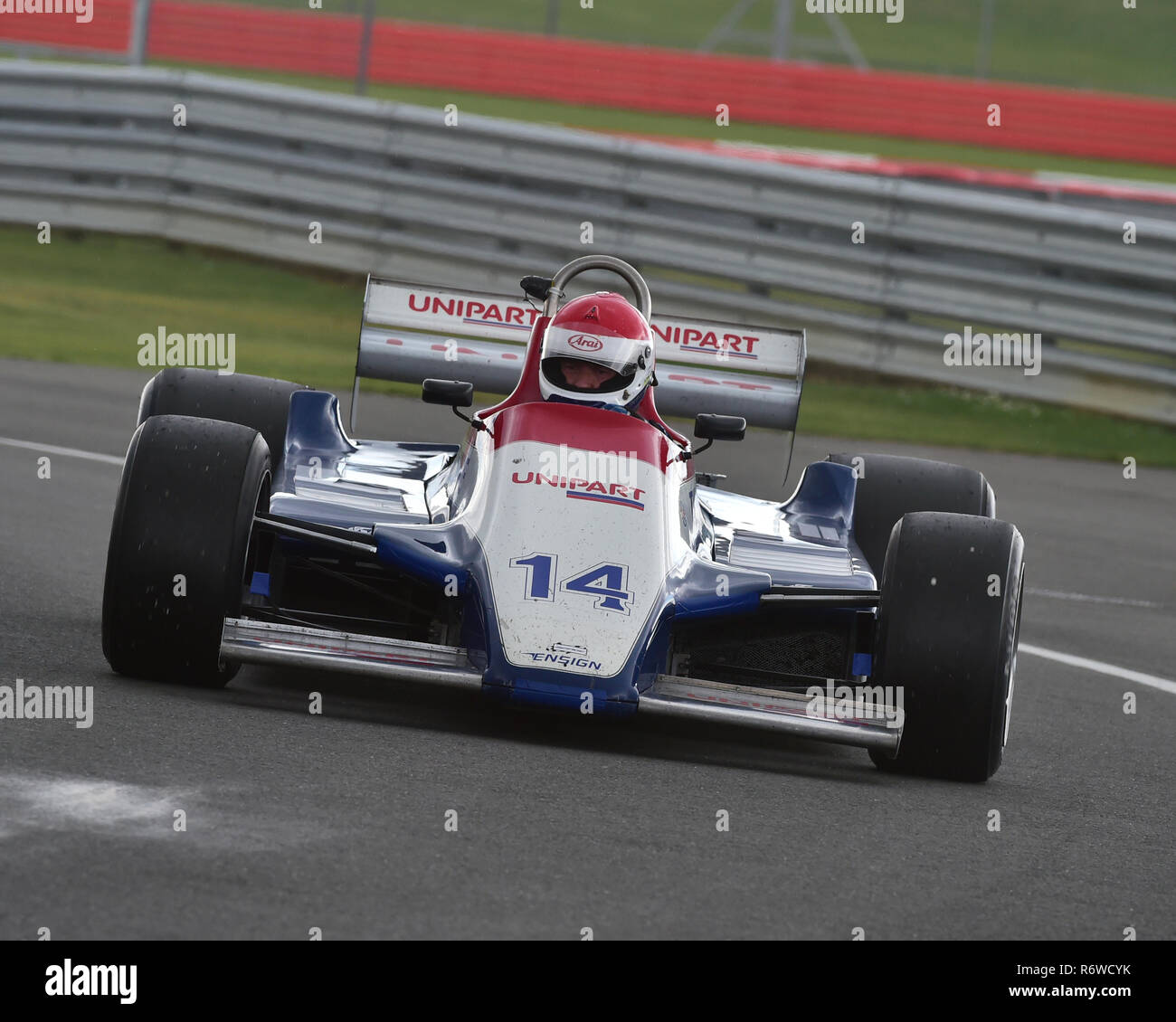 Simon Fish, Ensign N180, FIA Masters, Historic Formula One, Silverstone ...