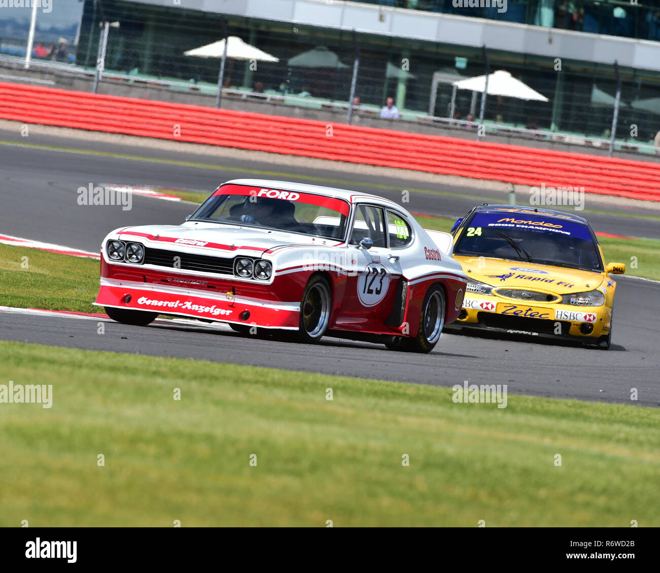 Ric Wood, Ford Capri, Super touring car trophy, Silverstone Classic ...