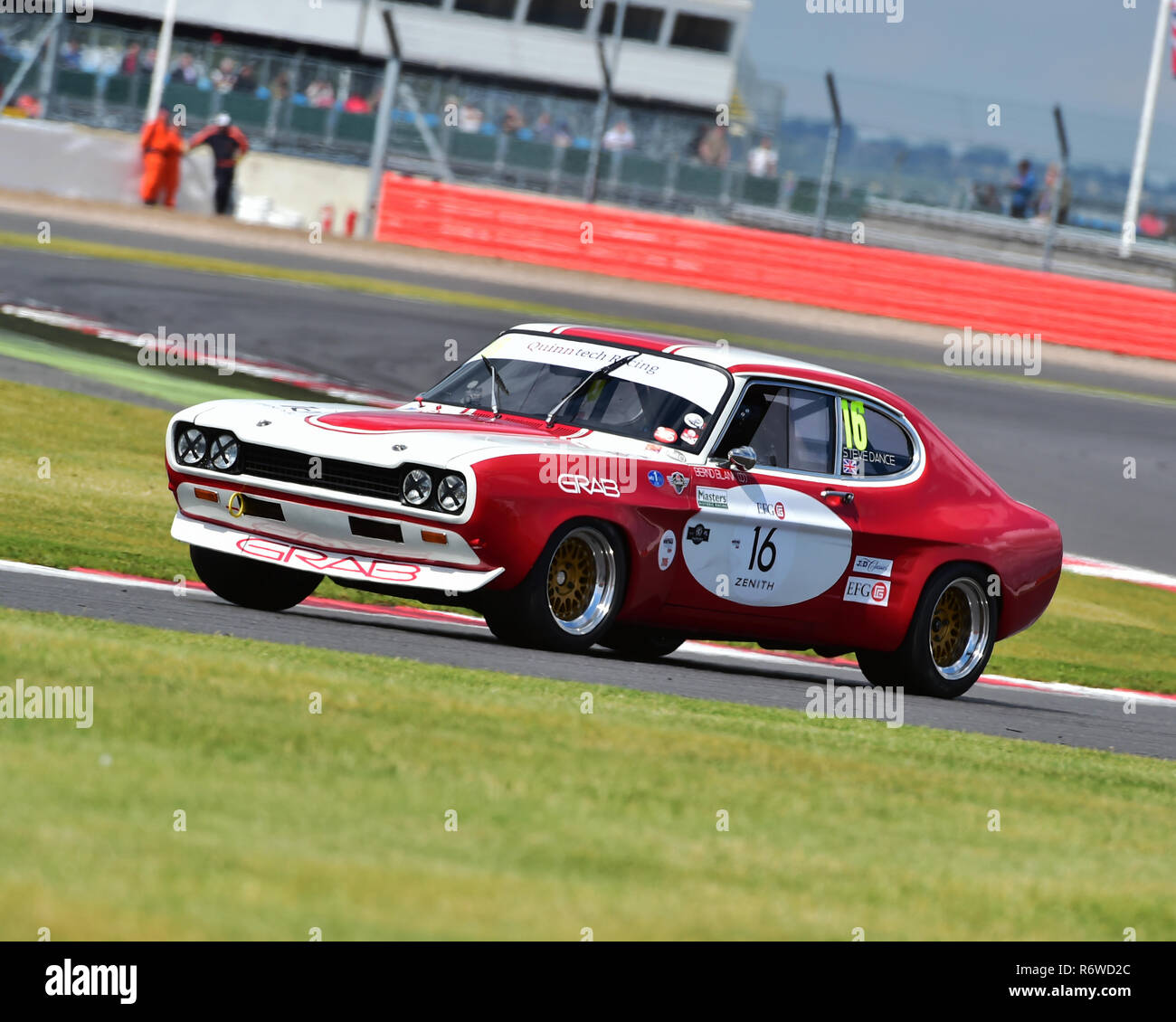 Steve Dance, Ford Capri, RS 2600, Super touring car trophy, Silverstone ...