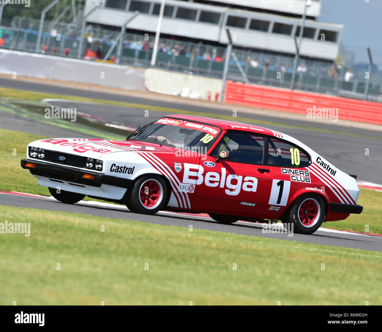 David Cuff, Ford Capri, Super touring car trophy, Silverstone Classic ...
