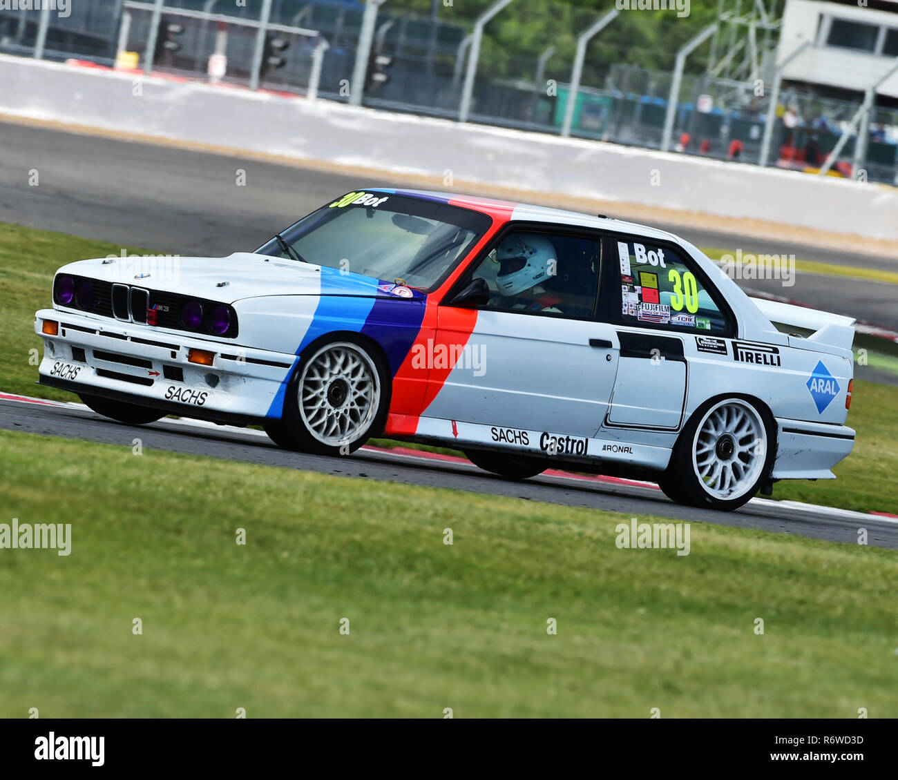 Jan Bot, BMW M3, E30, Super touring car trophy, Silverstone Classic ...