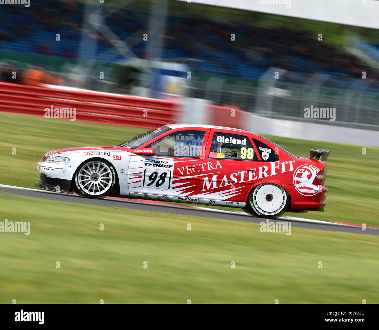 John Cleland, Vauxhall Vectra, Super touring car trophy, Silverstone ...