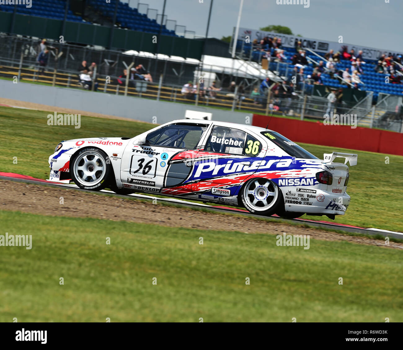 Keith Butcher, Nissan Primera, Super touring car trophy, Silverstone ...