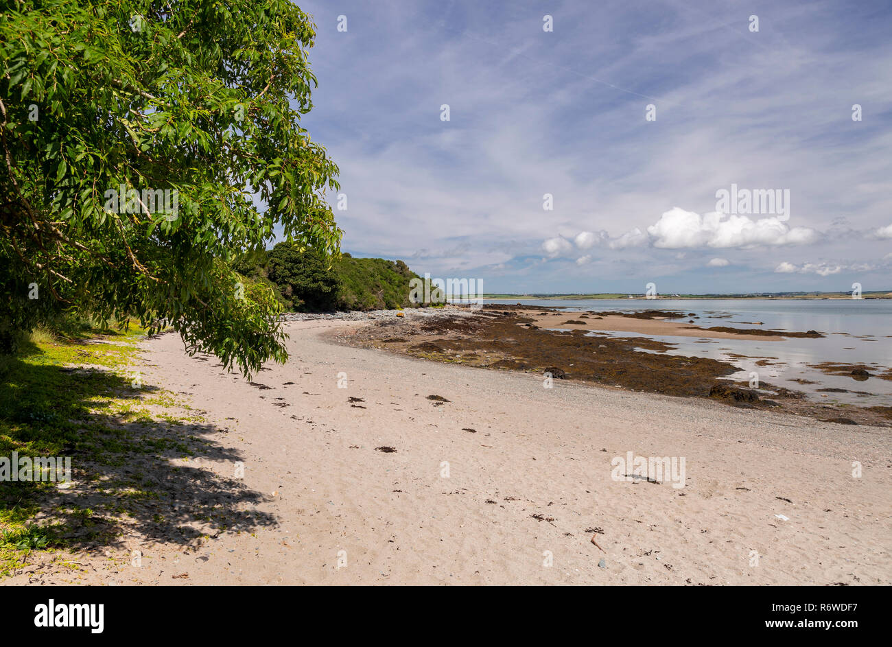 Beach at Penrhos Coastal Park, Anglesey, North Wales Stock Photo - Alamy