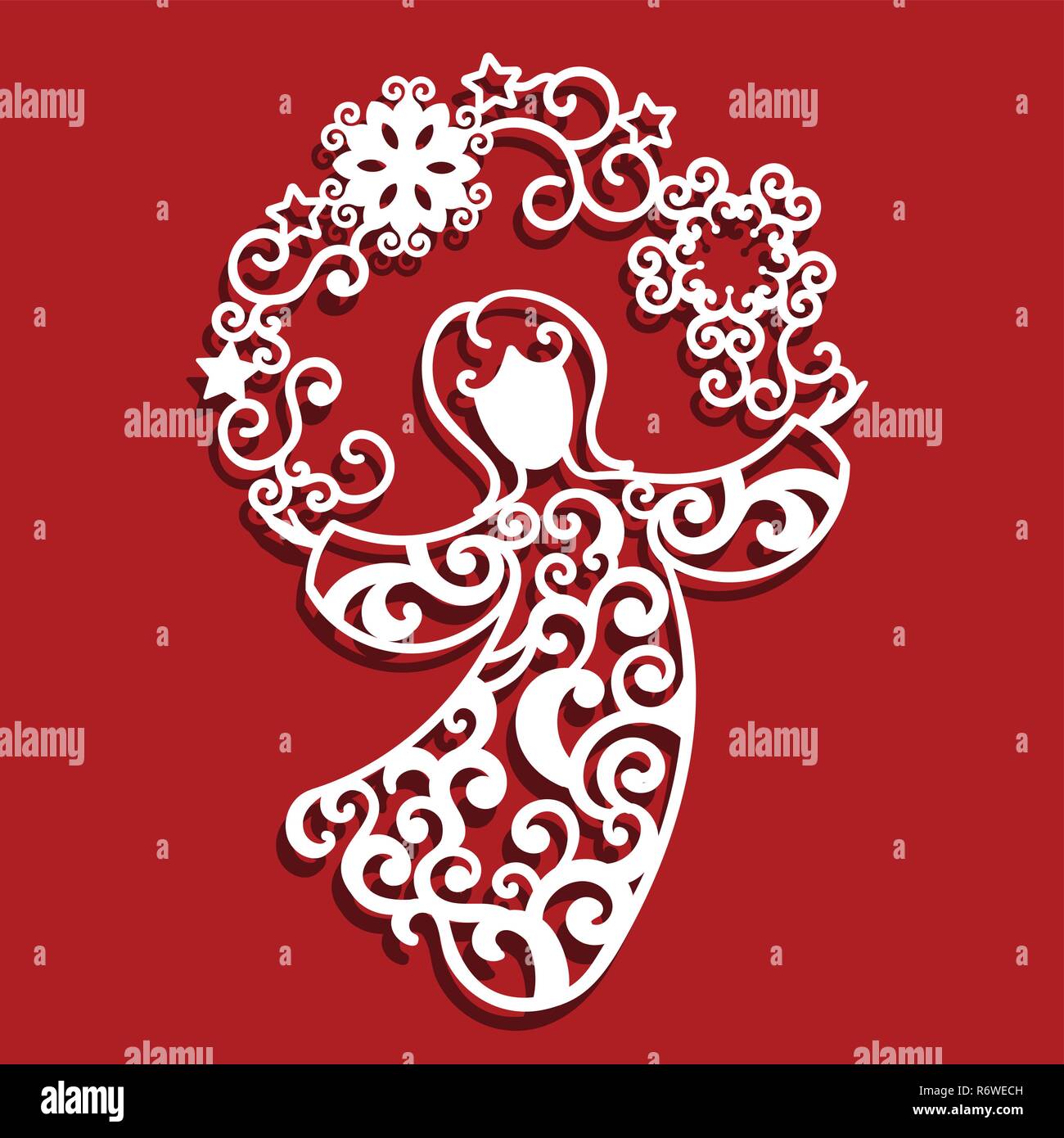 Laser cut christmas ornament hi-res stock photography and images - Alamy