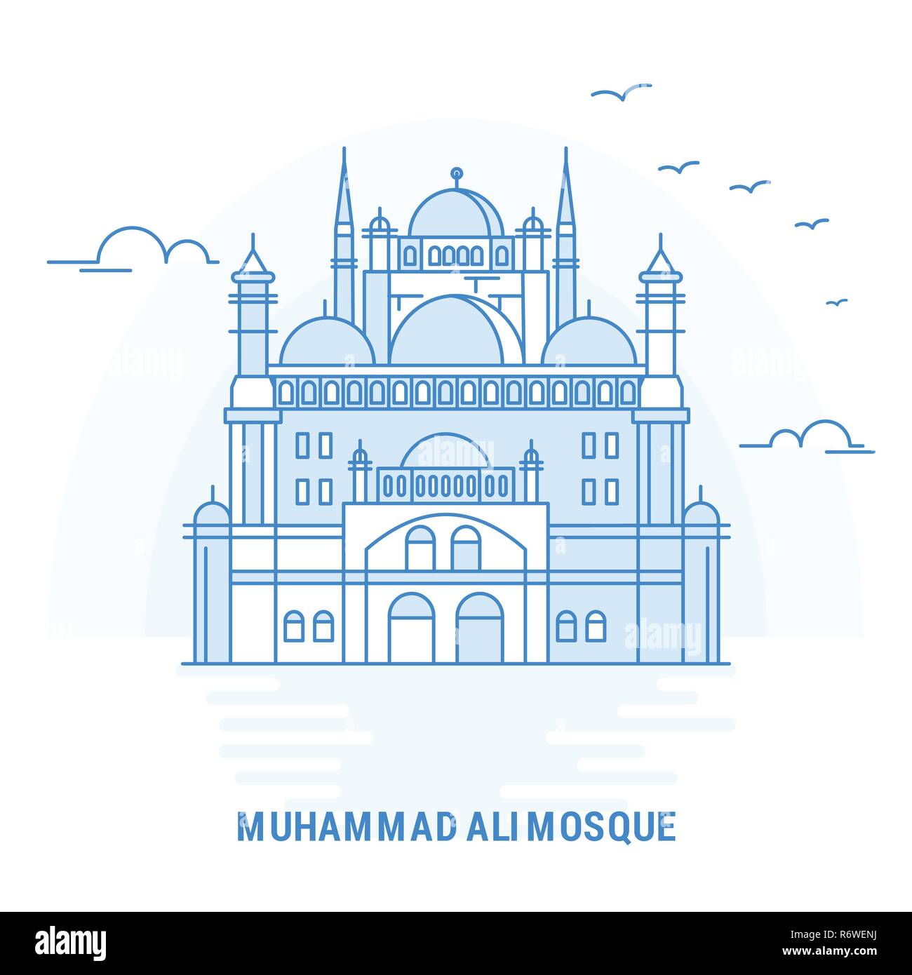 Great mosque of muhammad ali pasha Cut Out Stock Images & Pictures - Alamy