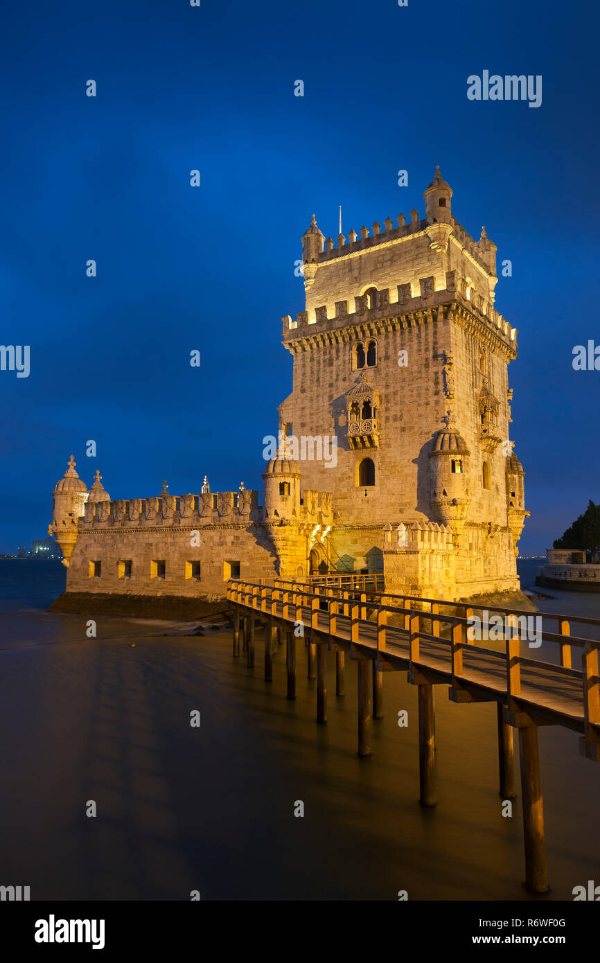 Belem tower panorama hi-res stock photography and images - Alamy