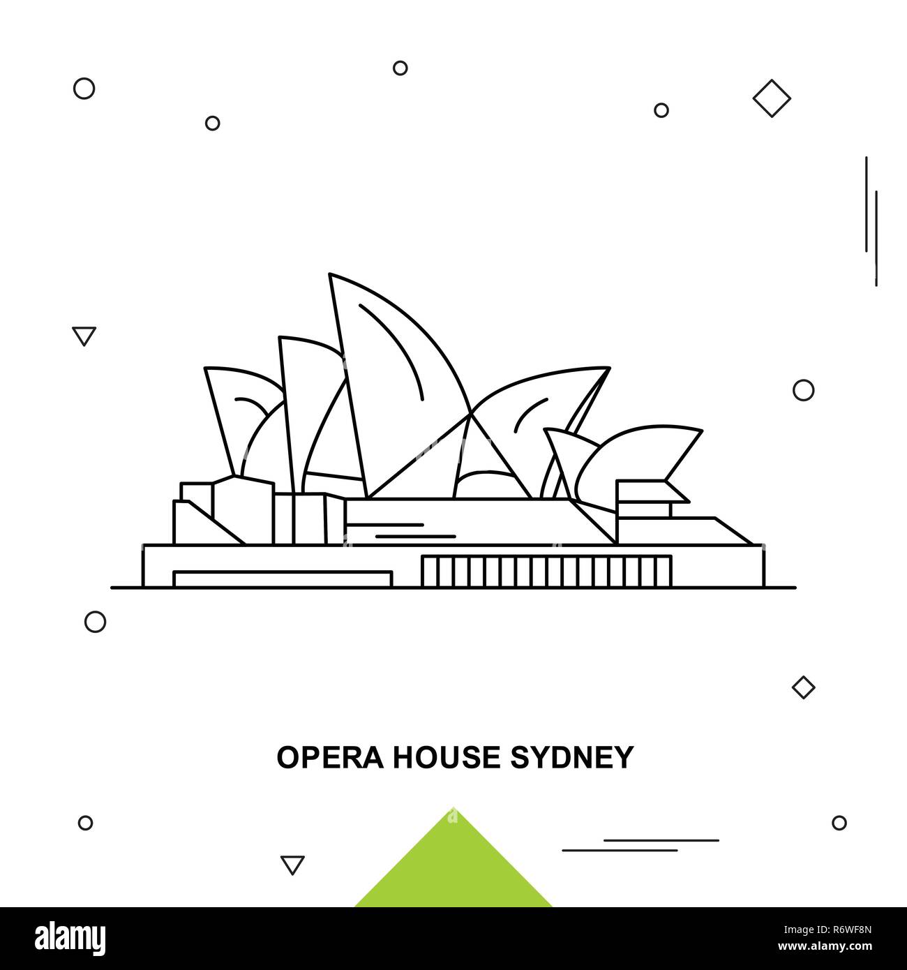 Sydney opera house Stock Vector Images - Alamy