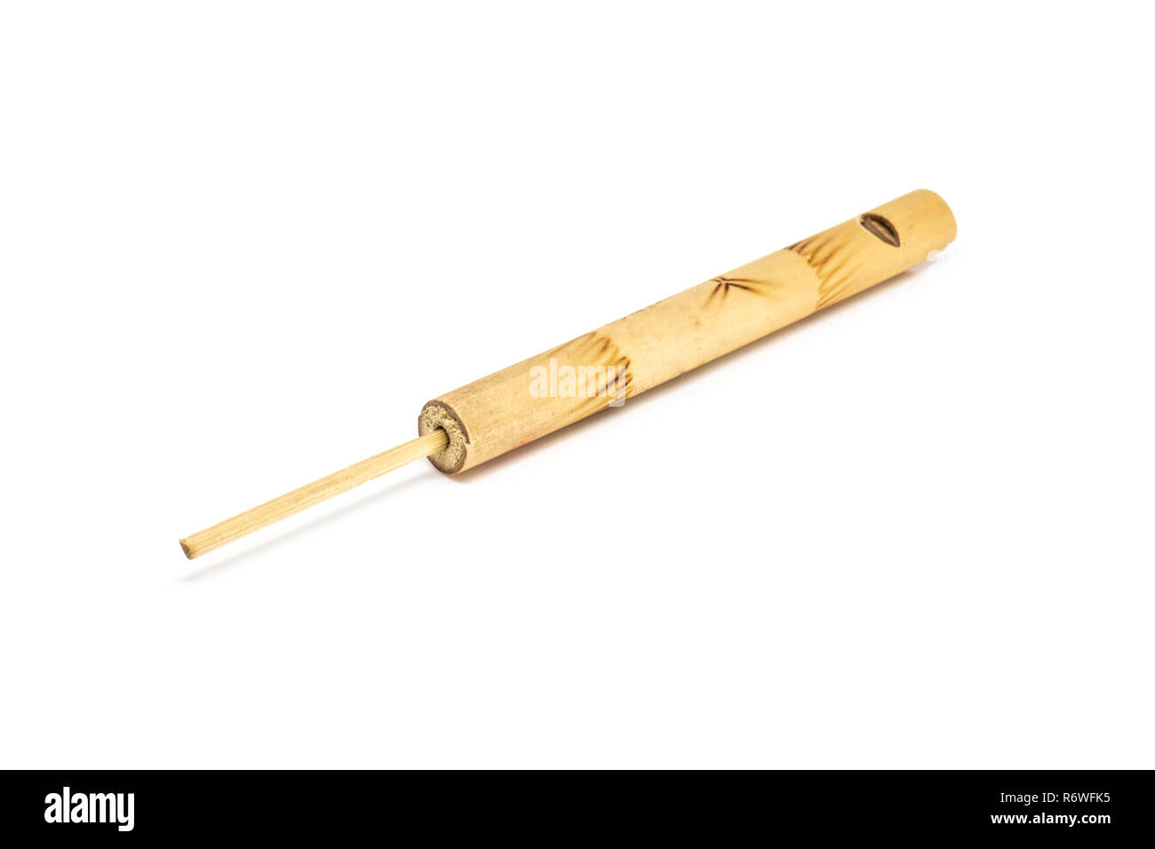 Bird-call, traditional handmade instrument, isolated on white Stock ...