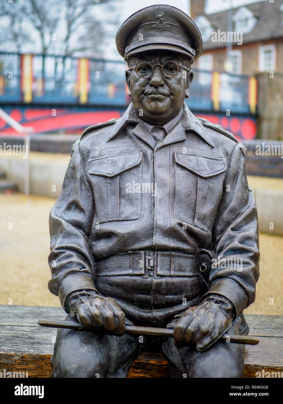 Statue dads army captain mainwaring hi-res stock photography and images ...
