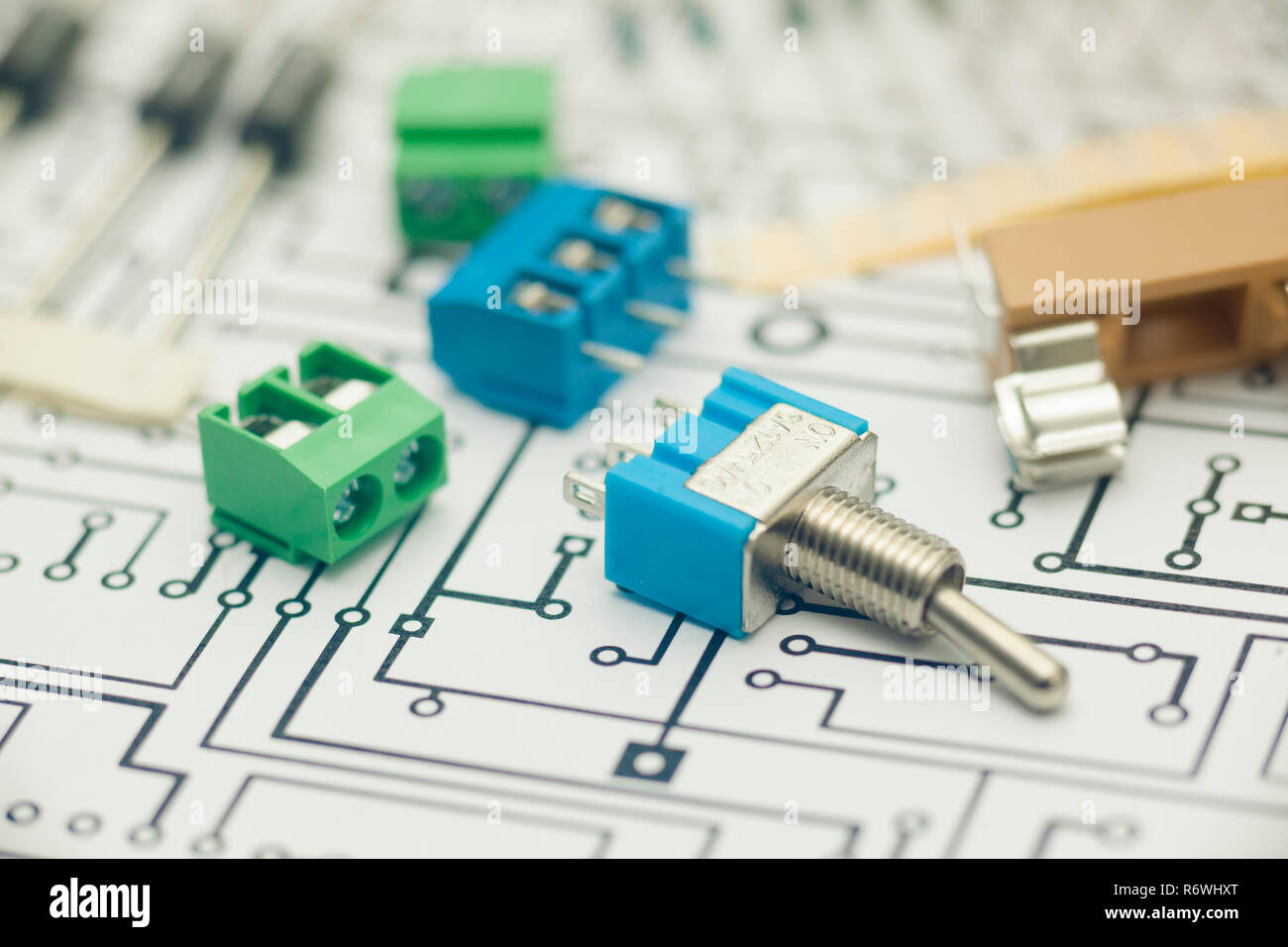 Electronic components and PCB design Stock Photo - Alamy