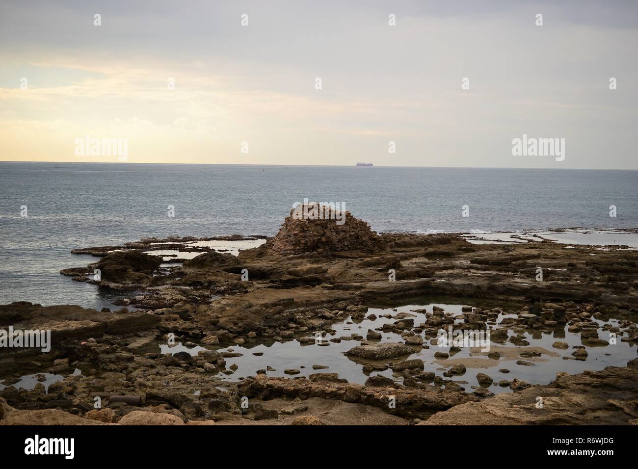 Tel dor archaeology in Israel Stock Photo - Alamy