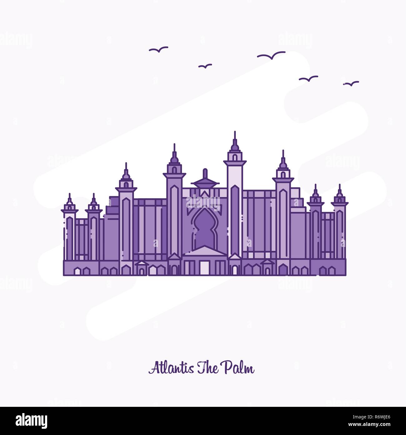 Dubai atlantis the palm Cut Out Stock Images & Pictures - Alamy