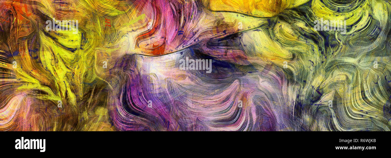 Swirling Color Abstracted Pattern Stock Photo - Alamy
