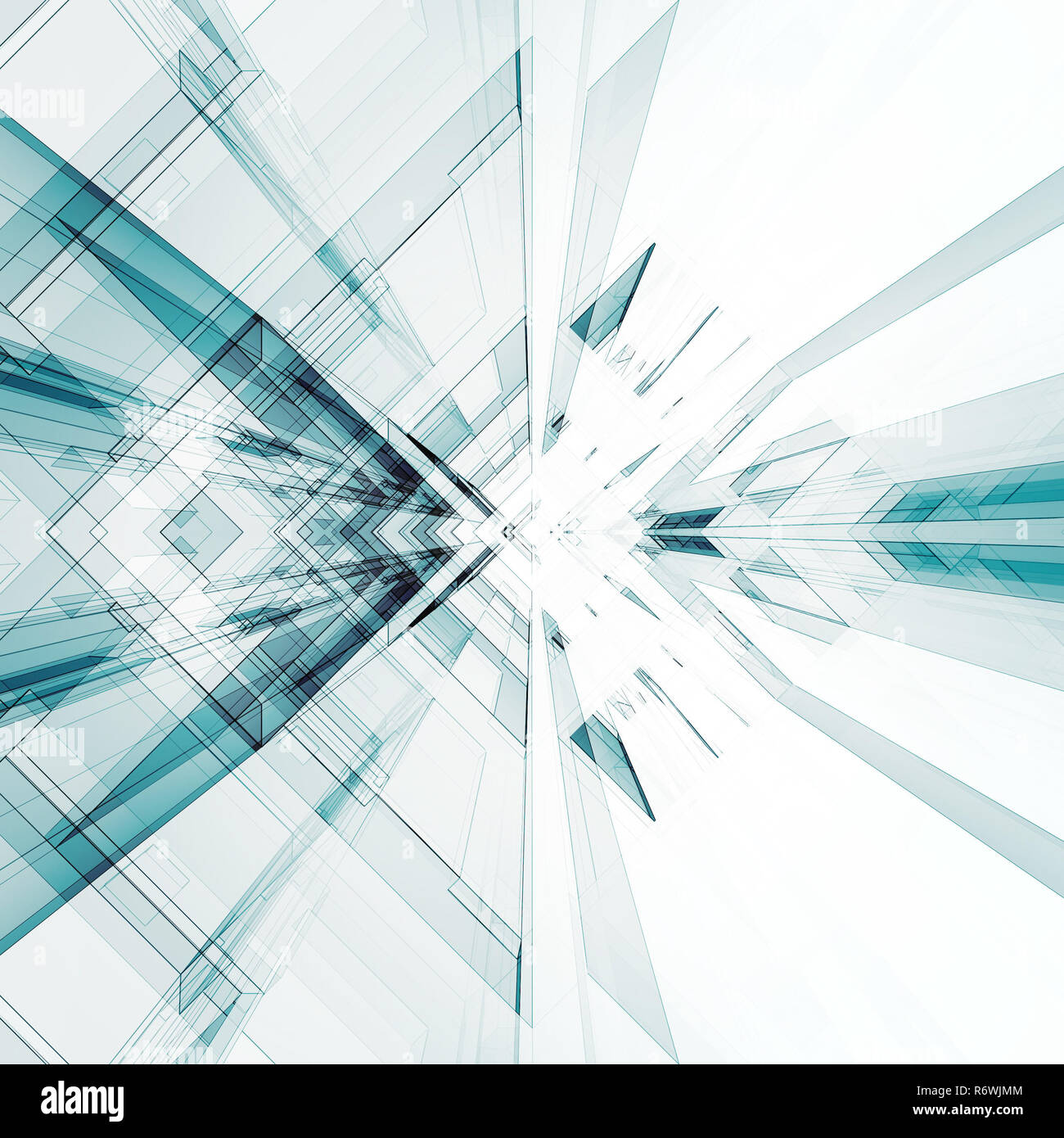 Abstract technology interior. 3d rendering Stock Photo - Alamy