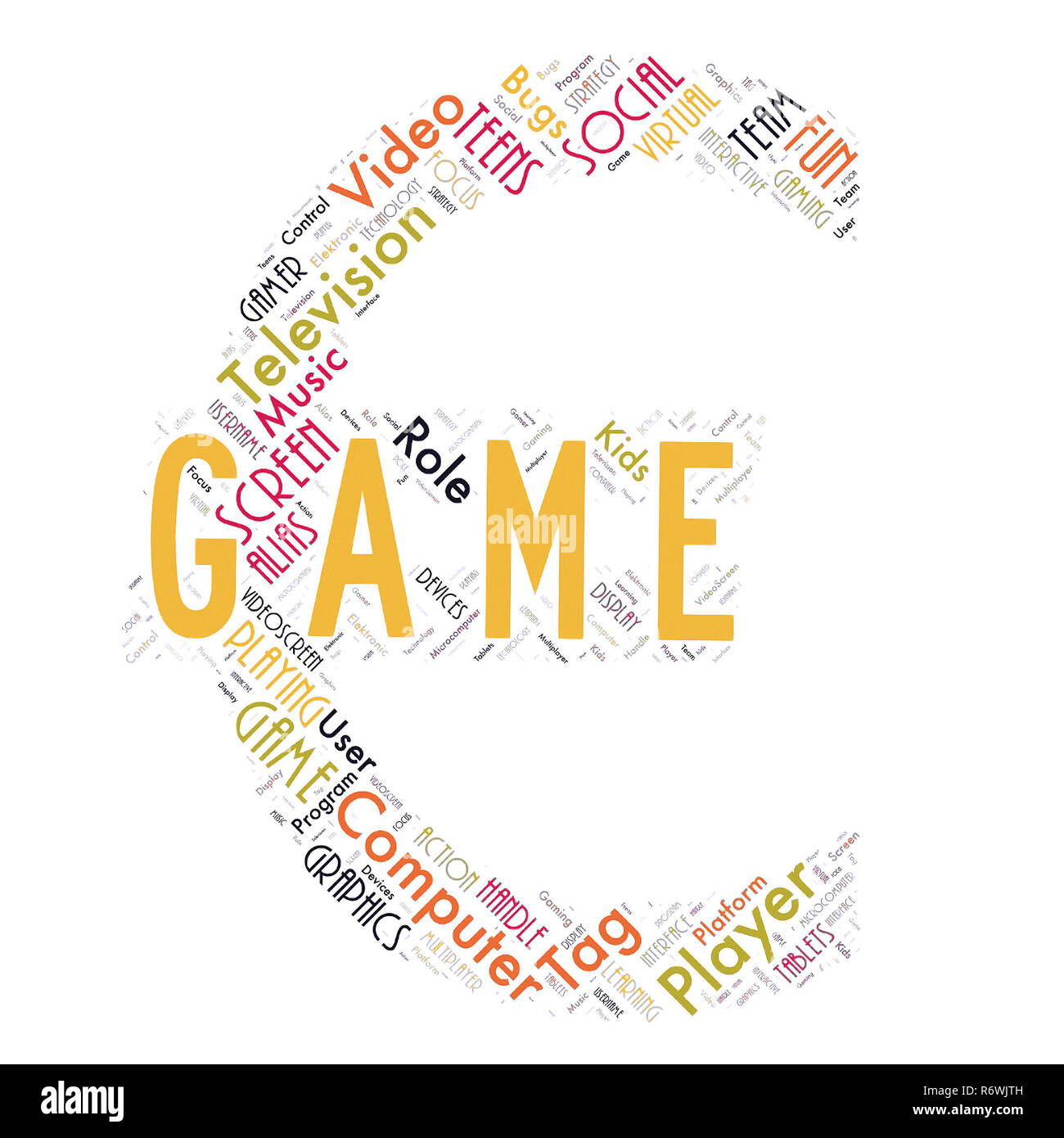 Children playing interactive video game Cut Out Stock Images & Pictures ...