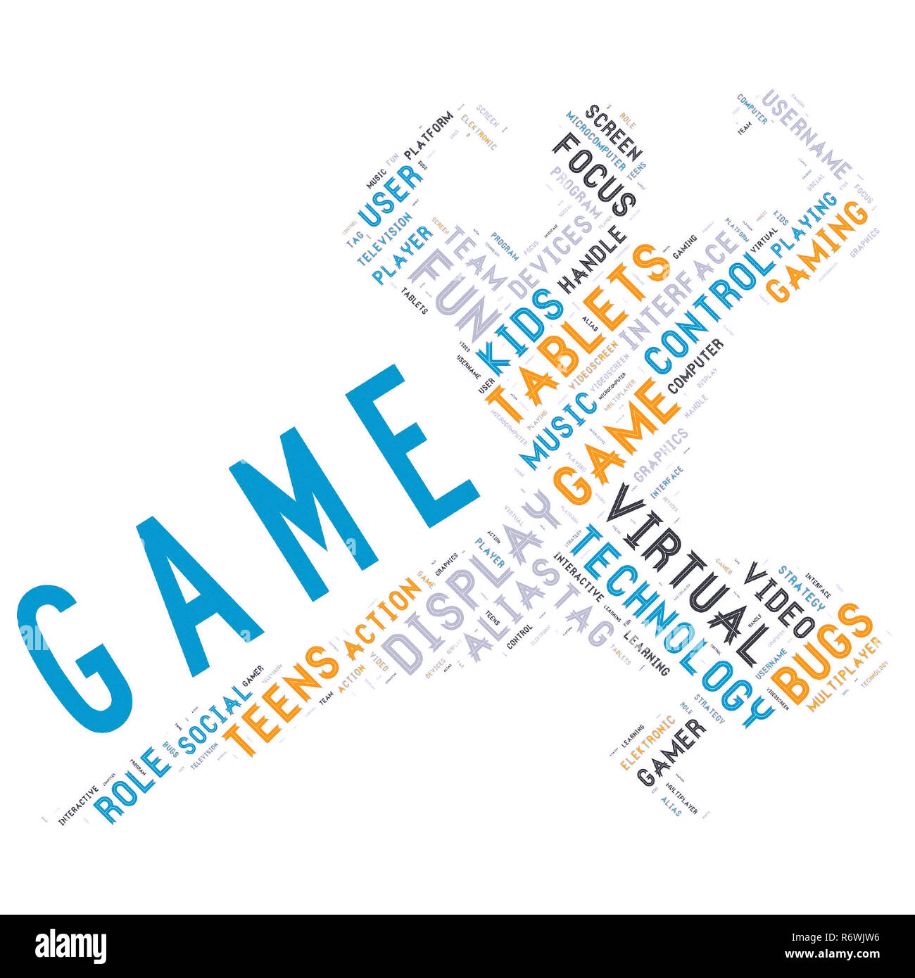 Children playing interactive video game Cut Out Stock Images & Pictures ...