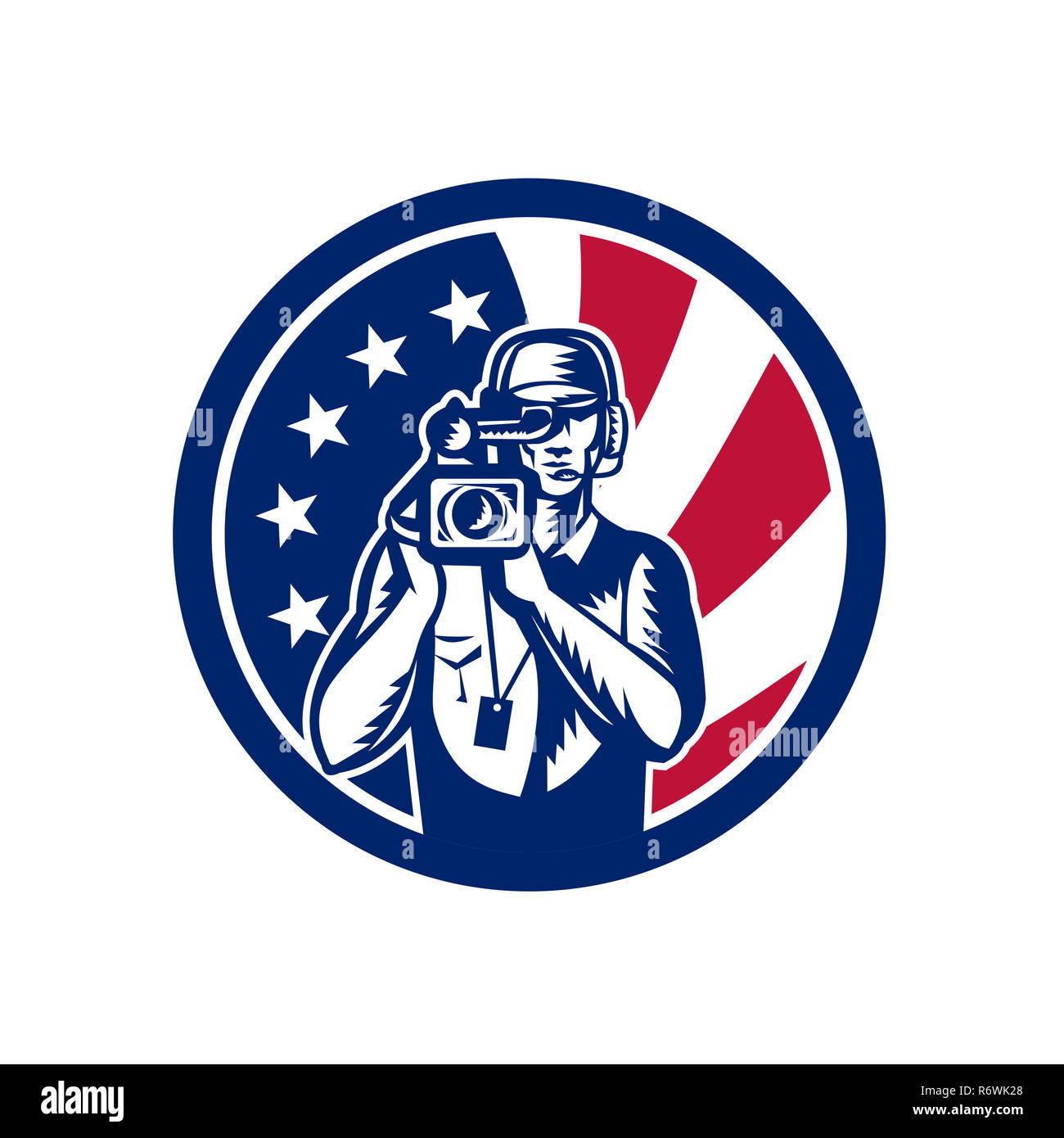 Flag camera operator hi-res stock photography and images - Alamy