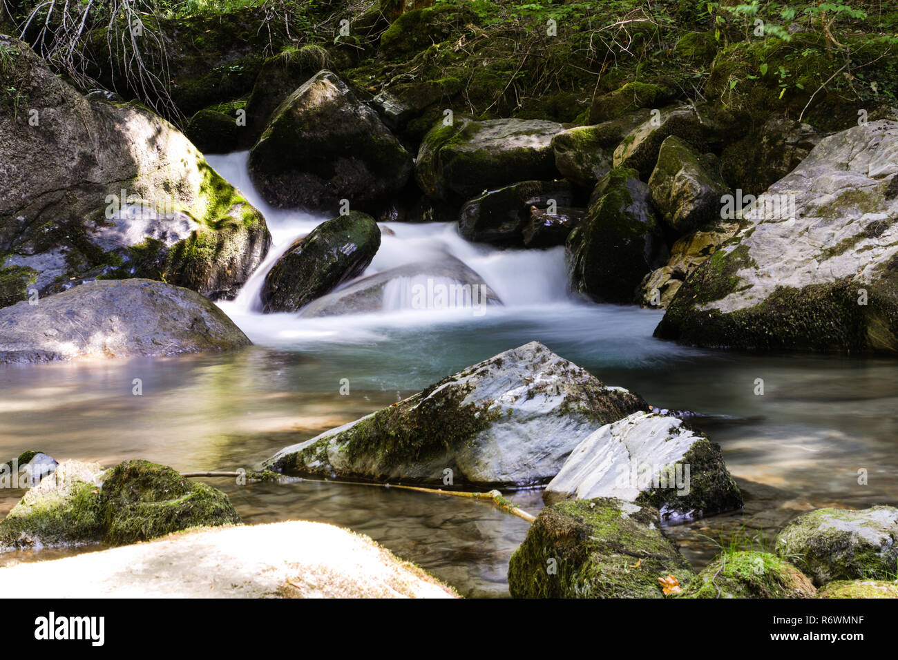 Soft water river Stock Photo - Alamy