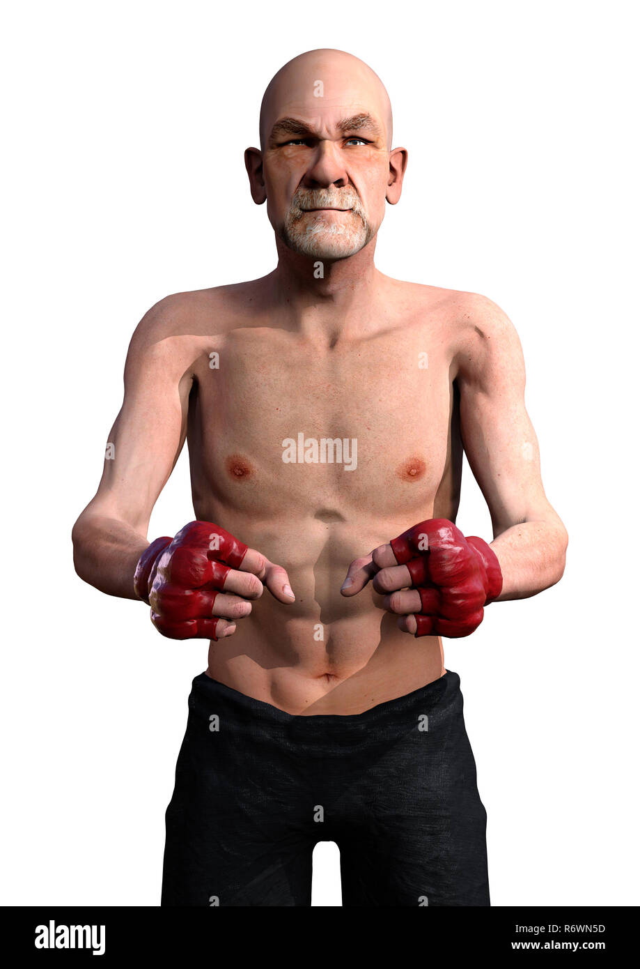 Old man fighting pose hi-res stock photography and images - Alamy