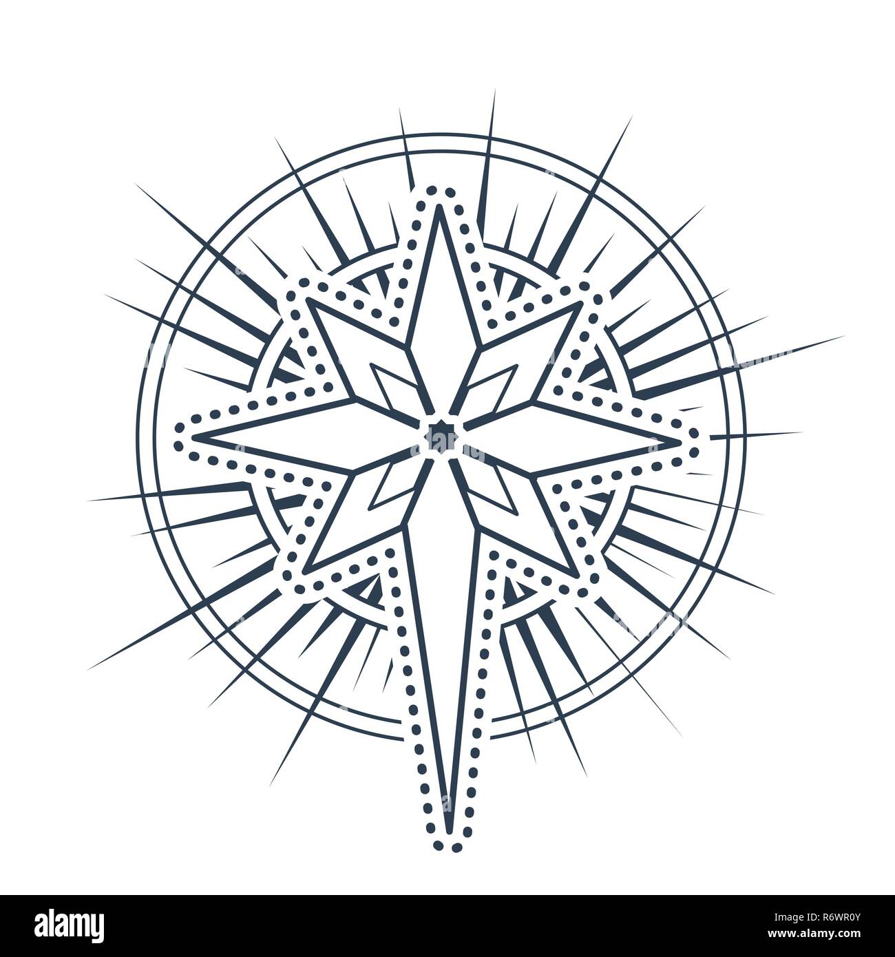 Star, vector geometric illustration. Christmas star for design, card ...