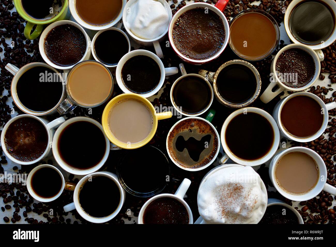 Different types of coffee hi-res stock photography and images - Alamy