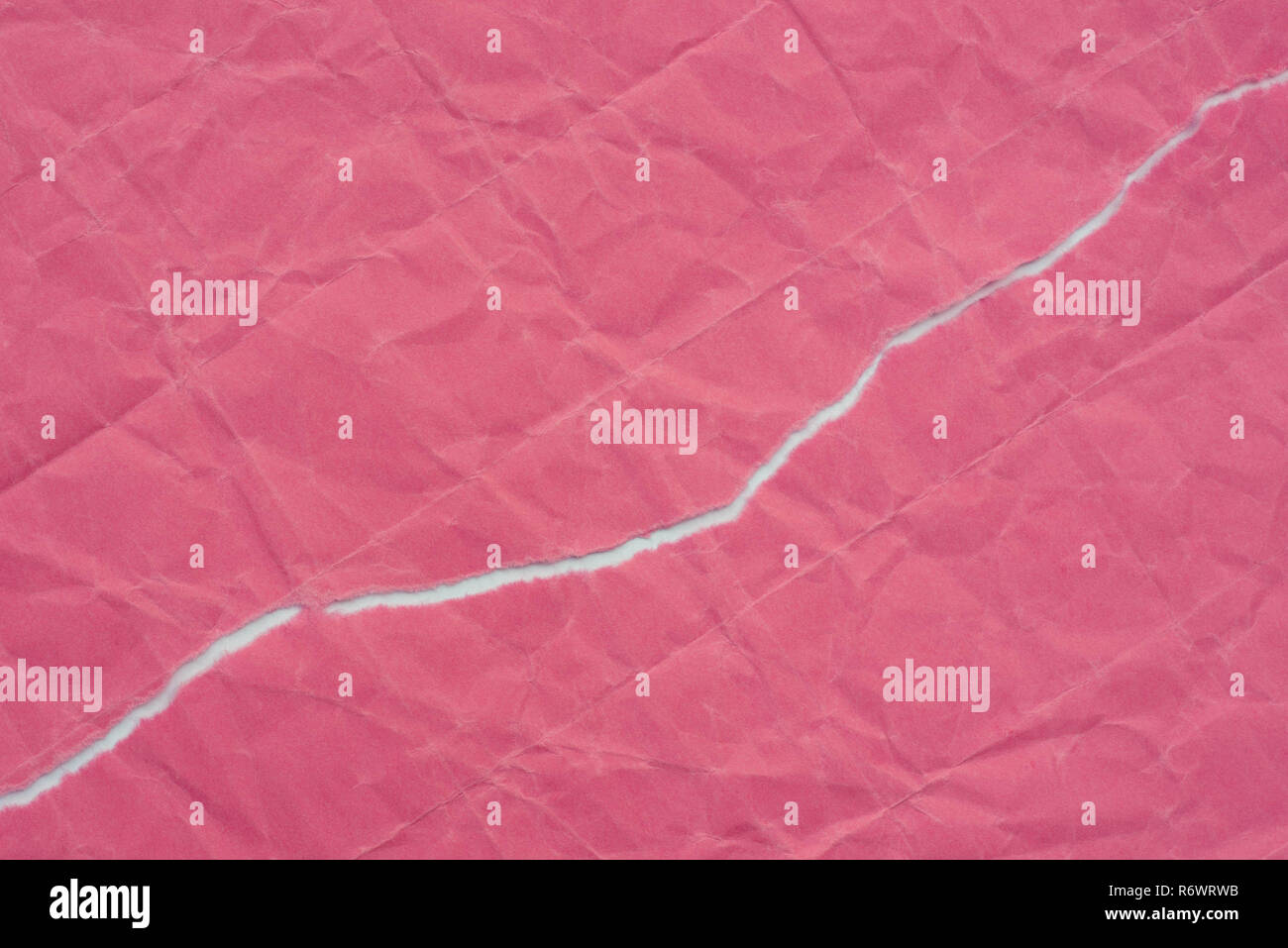 pink torn paper with copy space background texture macro Stock Photo ...