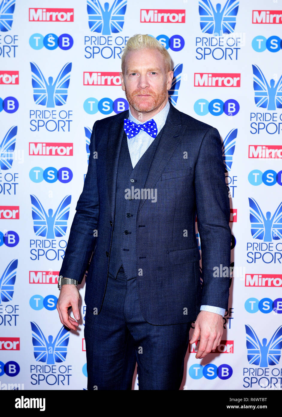 Iwan Thomas attending the Pride of Sport Awards 2018 at the Grosvenor ...
