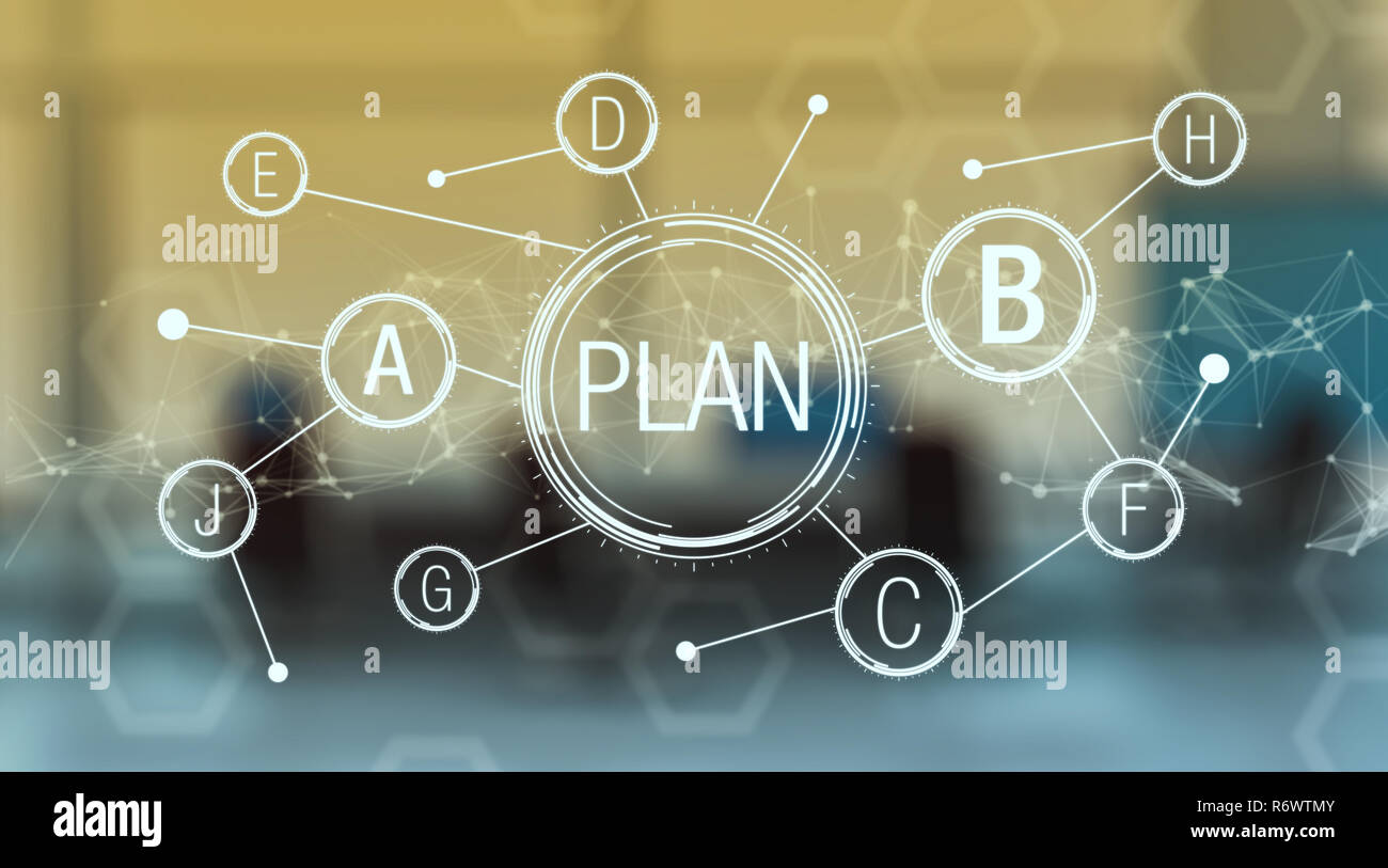 concept of plan b Stock Photo - Alamy