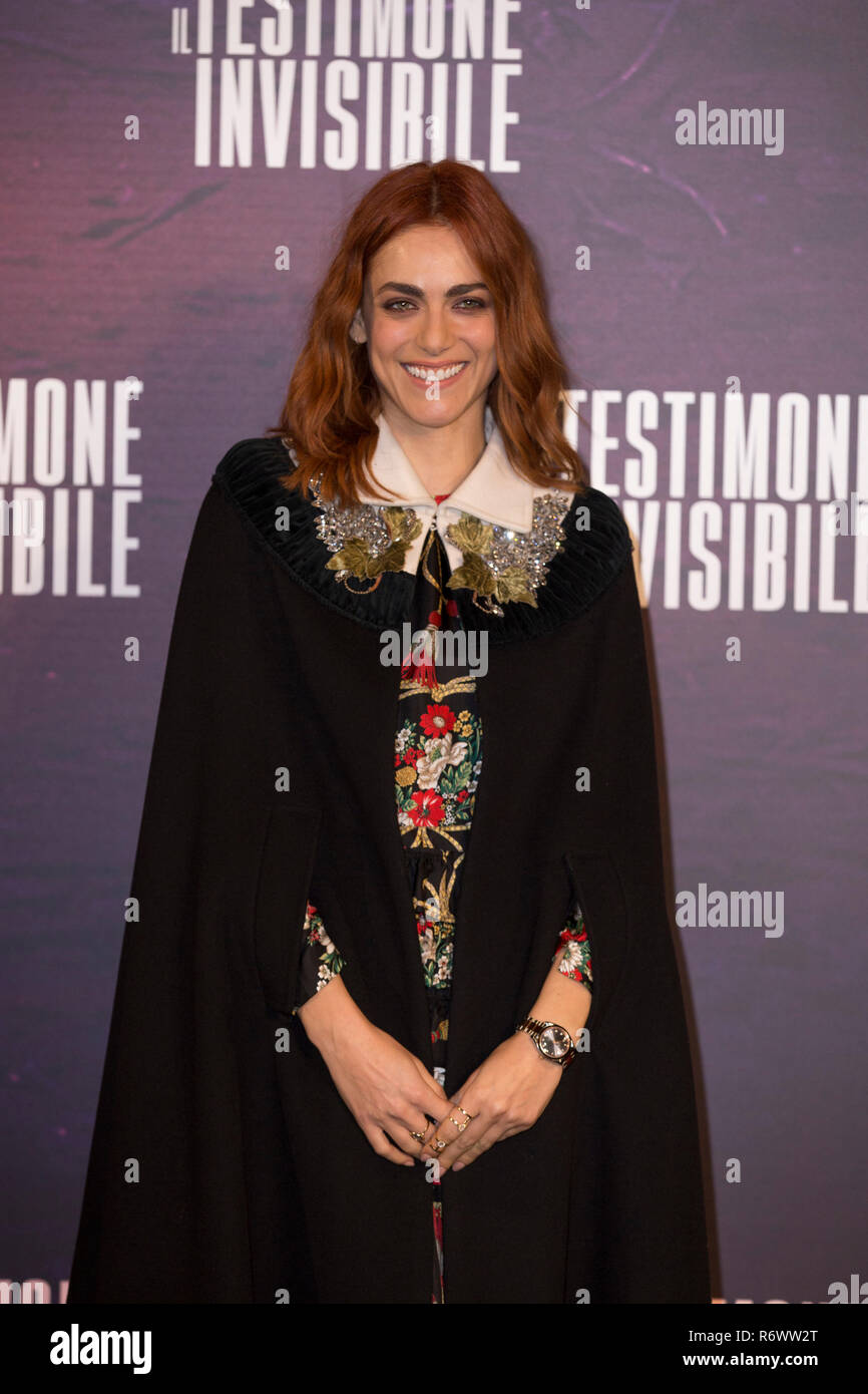 Miriam Leone pictured during the photocall of the movie il testimone ...
