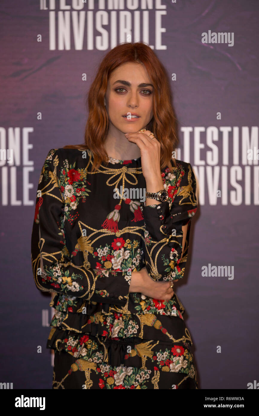 Miriam Leone pictured during the photocall of the movie il testimone ...