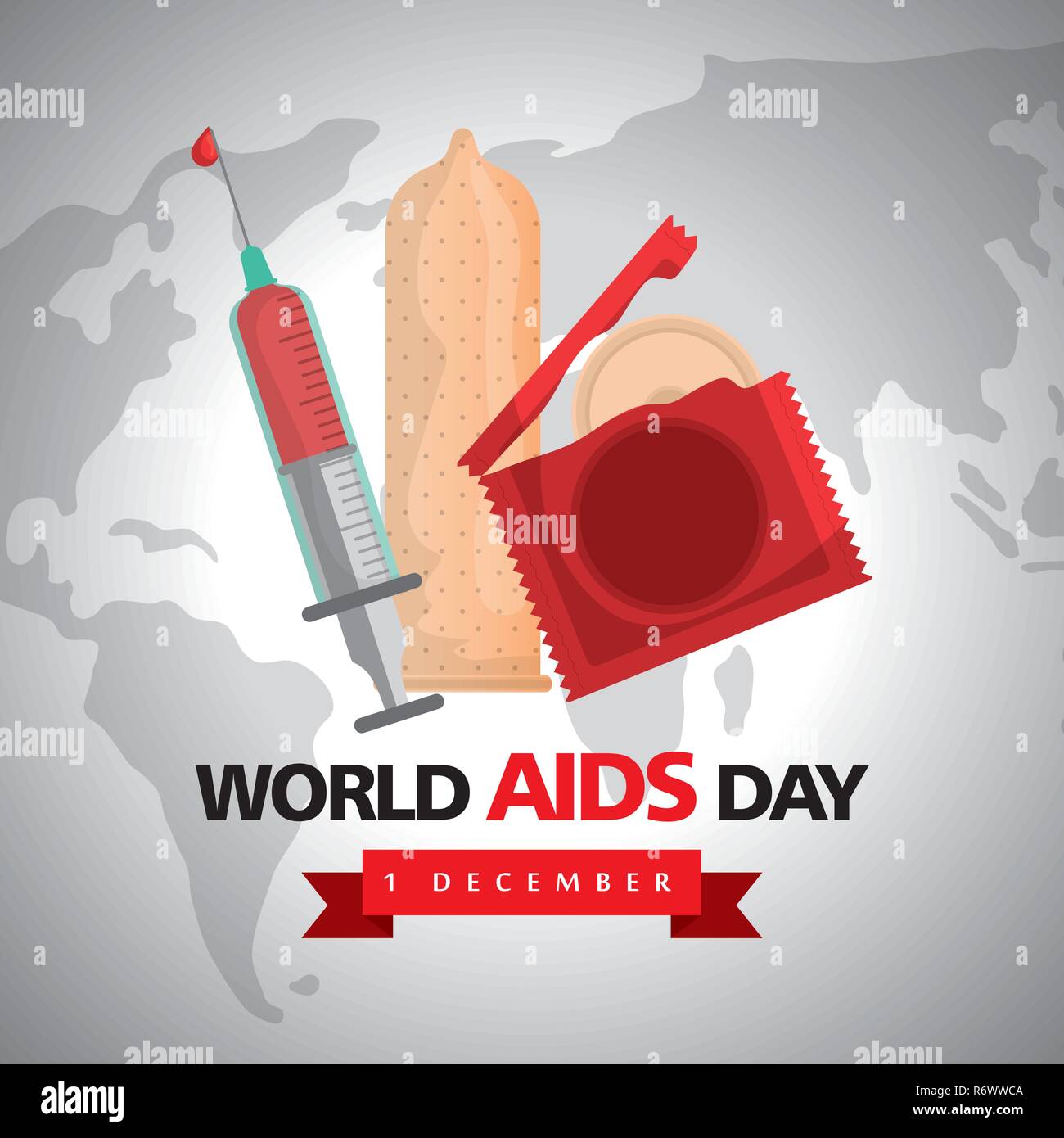 world aids day icons vector illustration design Stock Vector Image ...
