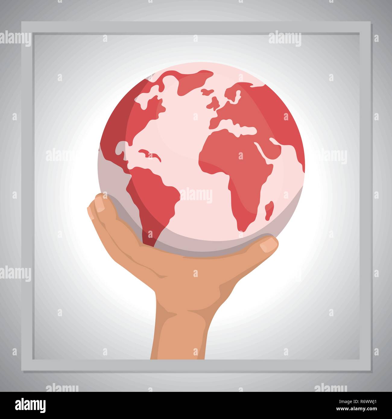 world aids day with earth planet vector illustration design Stock ...
